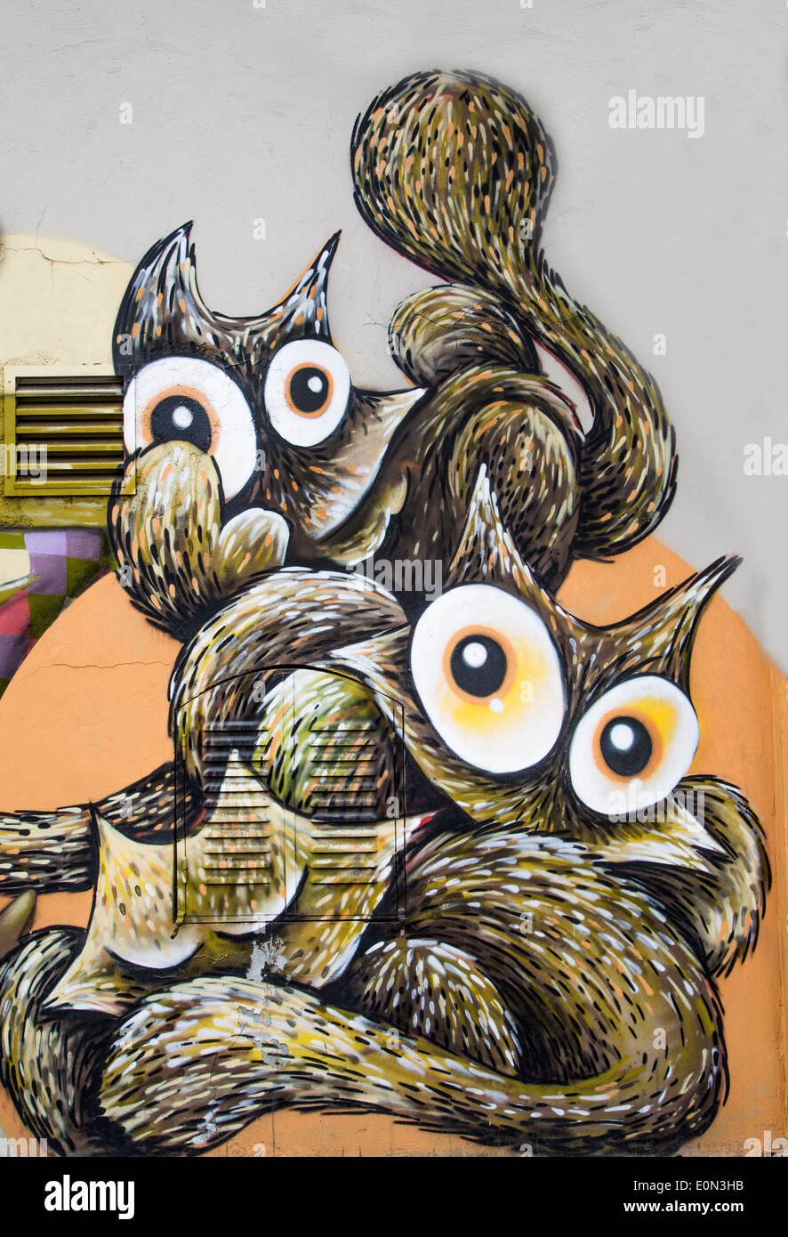 Animal graffiti hi-res stock photography and images - Alamy