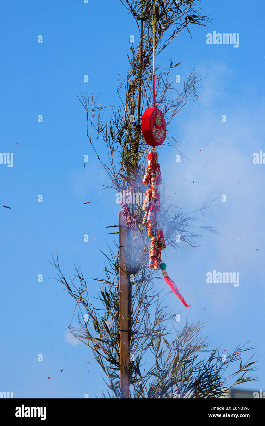 Chinese Firecrackers Exploding