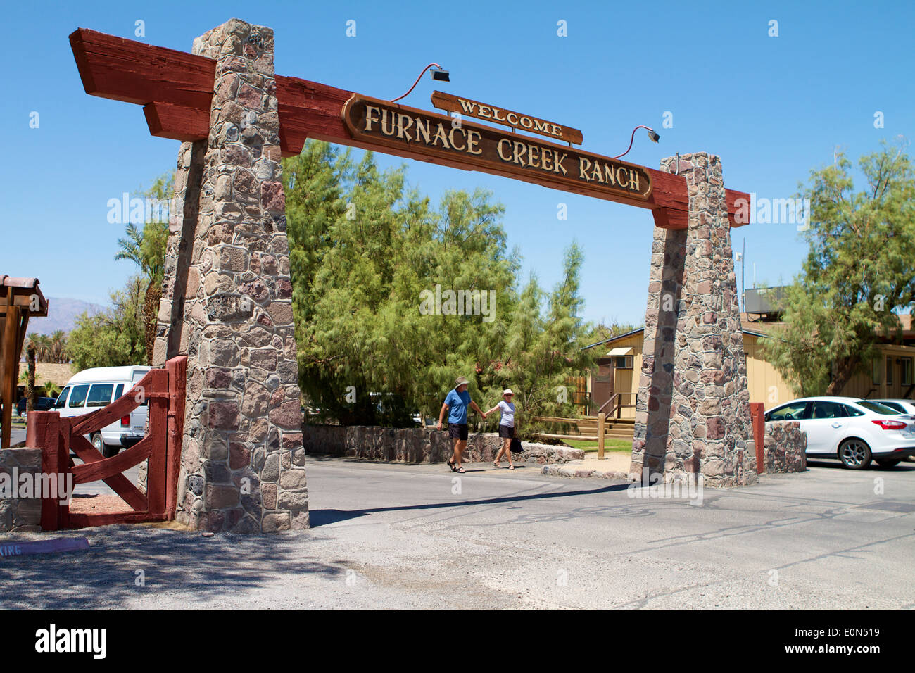 Furnace creek Death Valley California Stock Photo - Alamy