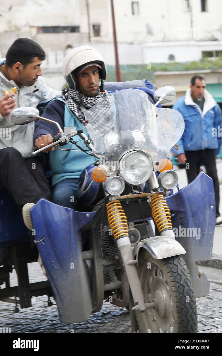 Arab man on motorbike riding hi-res stock photography and images - Alamy