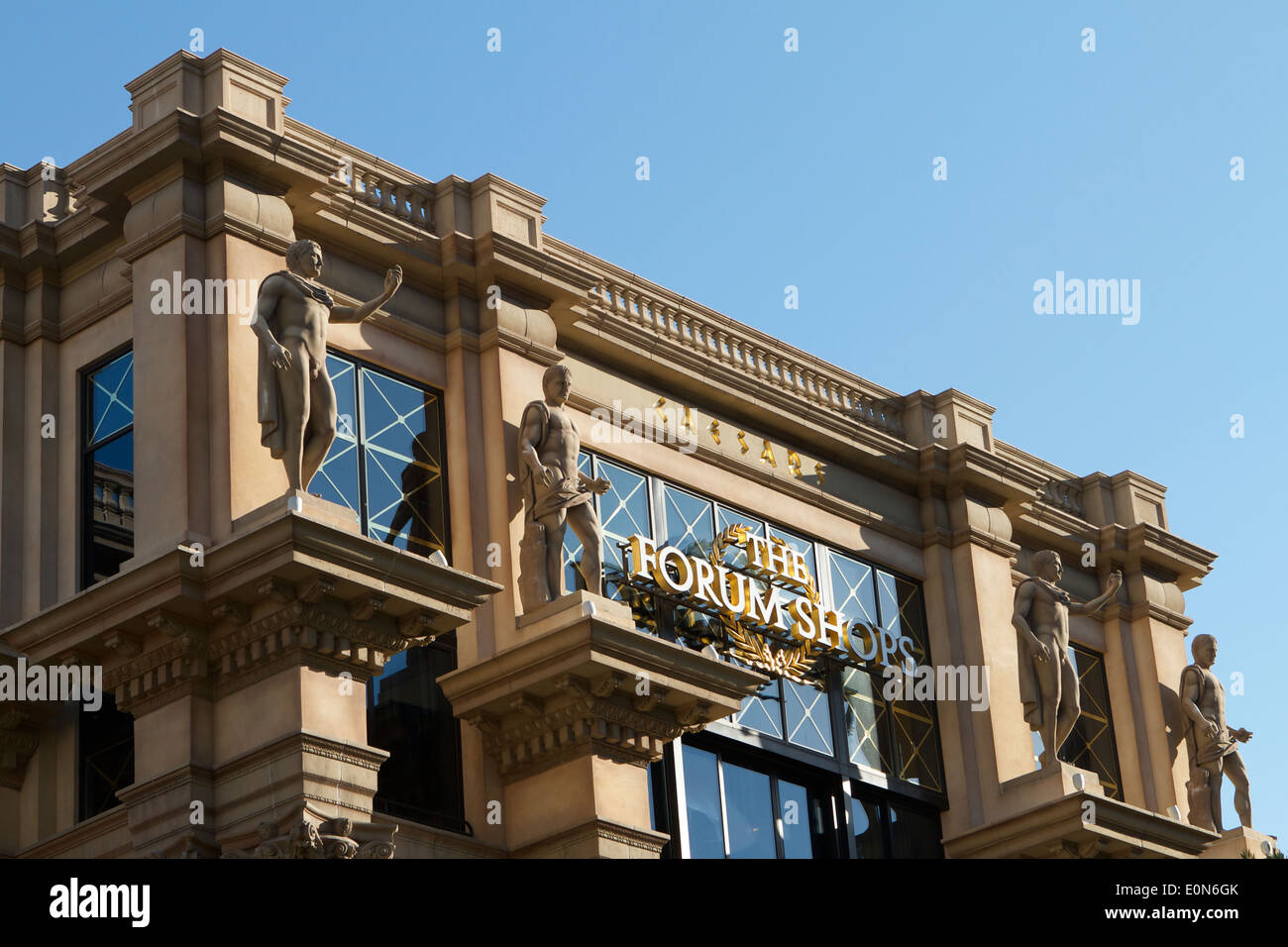 The front of the Forum shops entrance at Caesars Palace Las Vegas ...