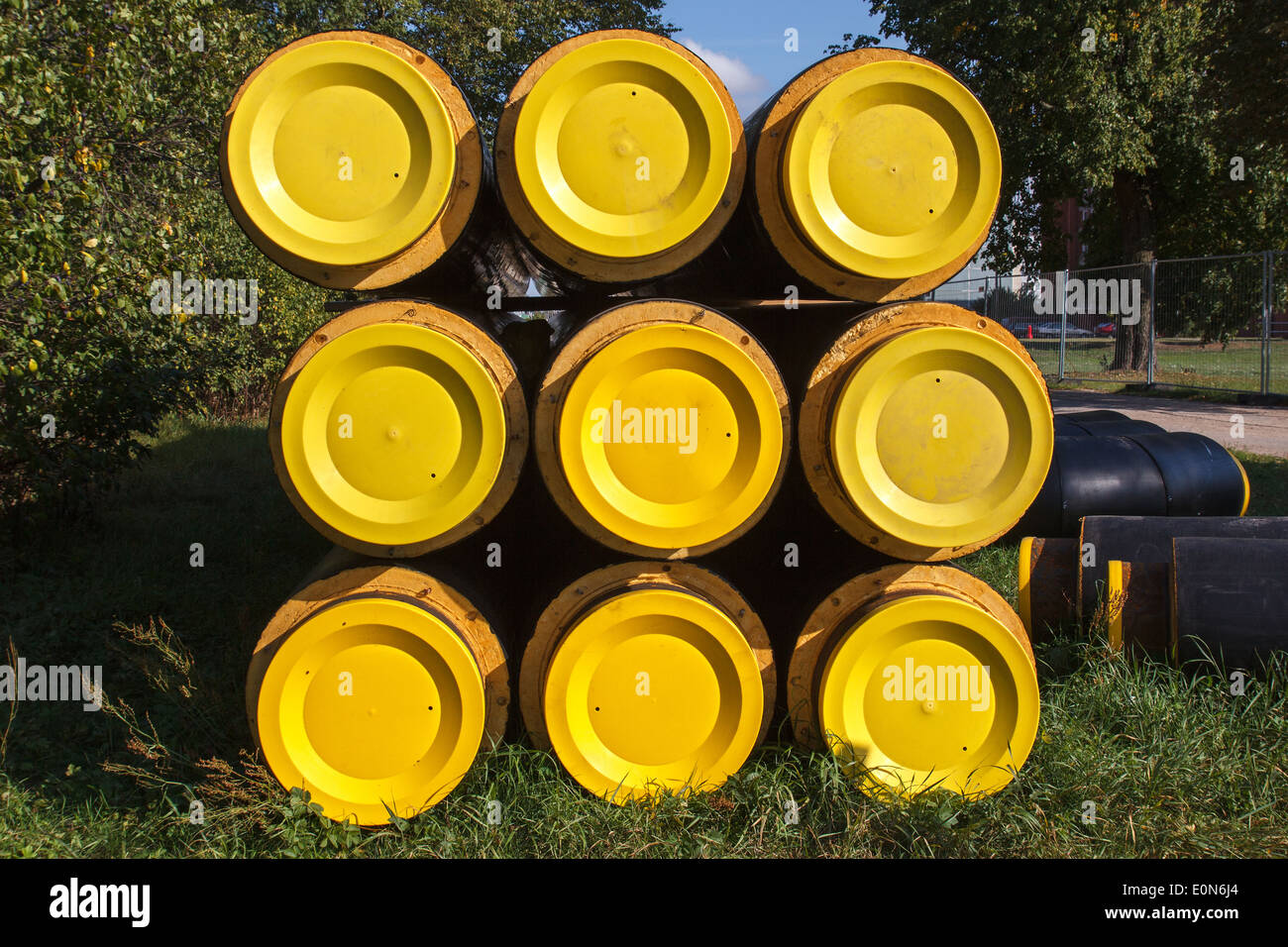 Yellow pvc pipe hi-res stock photography and images - Alamy