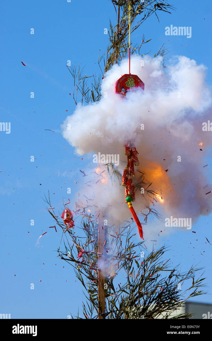 Chinese Firecrackers Exploding