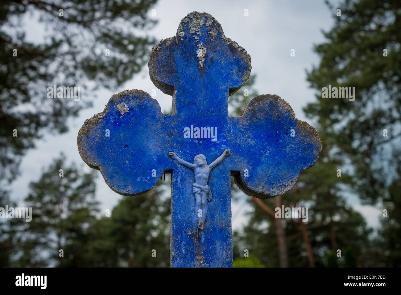 Tradition of decorating Orthodox cemetery crosses in Eastern Poland ...