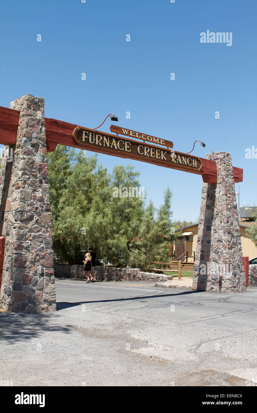 Furnace creek Death Valley California Stock Photo - Alamy