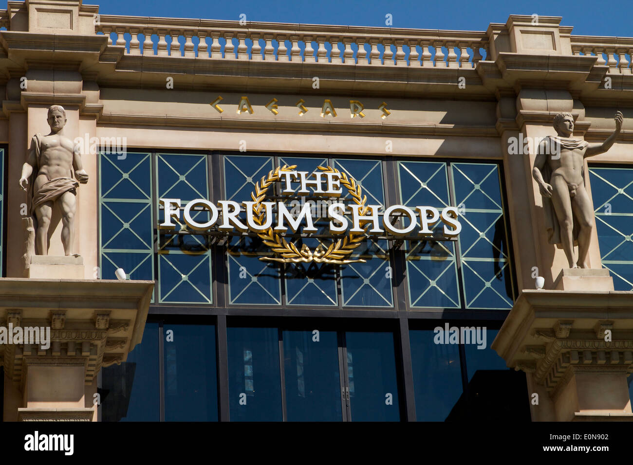The front of the Forum shops entrance at Caesars Palace Las Vegas ...