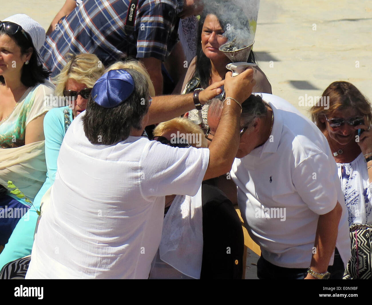 Djerba, Tunisia. 16th May, 2014. People attend the annual Jewish ...