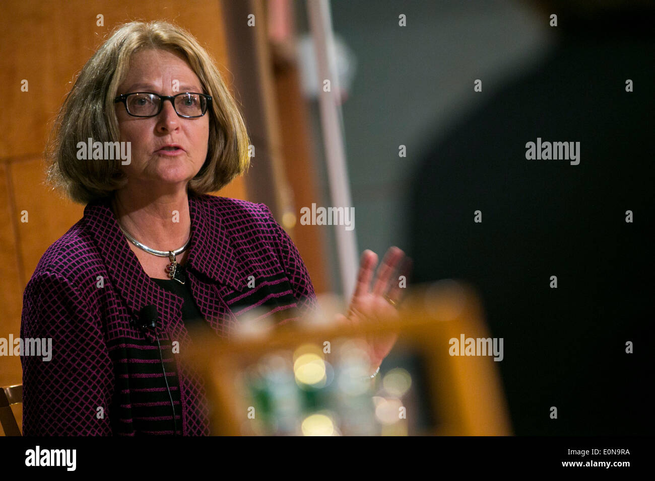 Washington DC, USA. 16th May 2014. Mary Vermeer Andringa, CEO of the ...