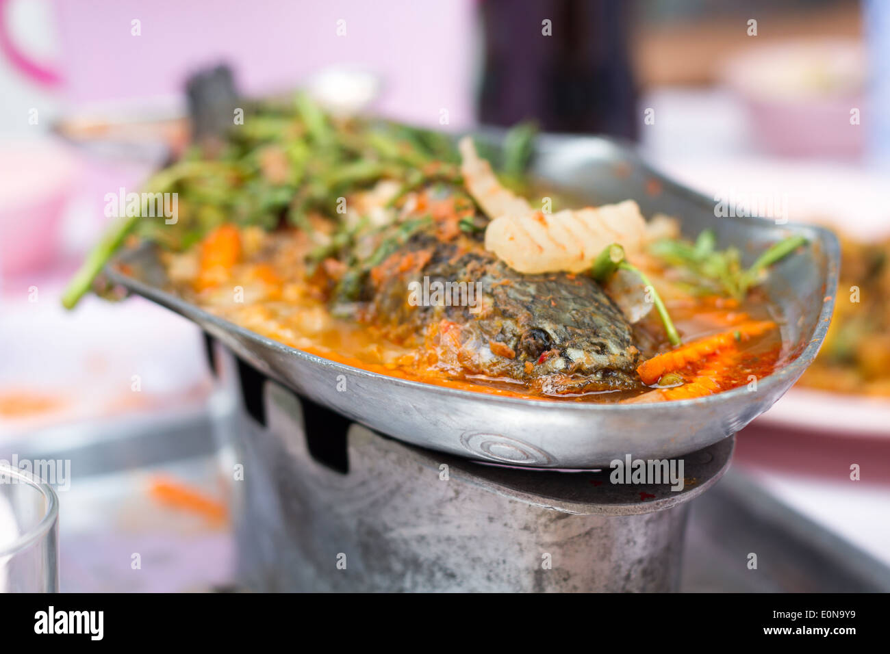 Spicy fish Tom-yum Stock Photo - Alamy