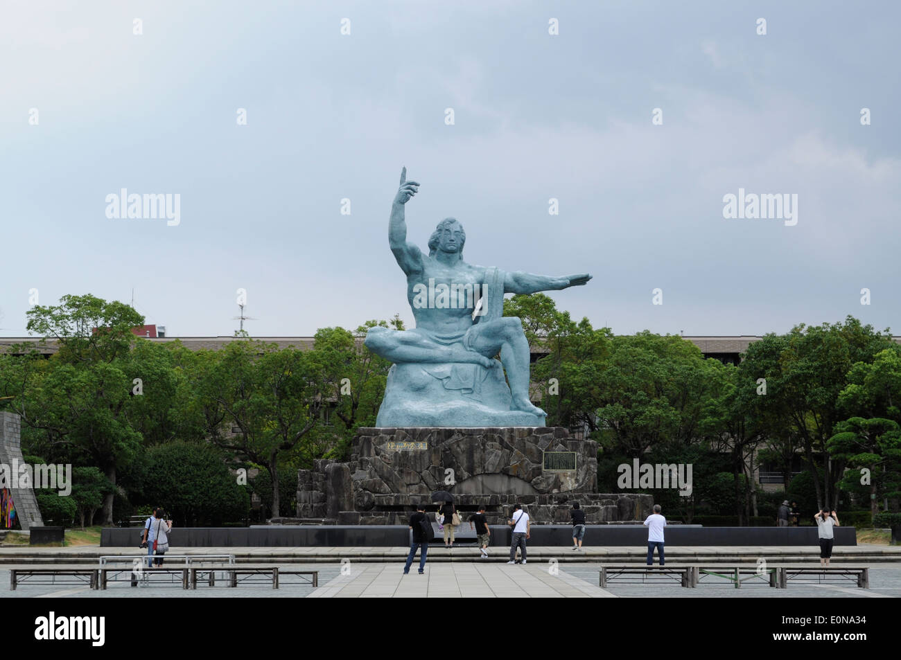 Peace statue nagasaki peace park hi-res stock photography and images ...