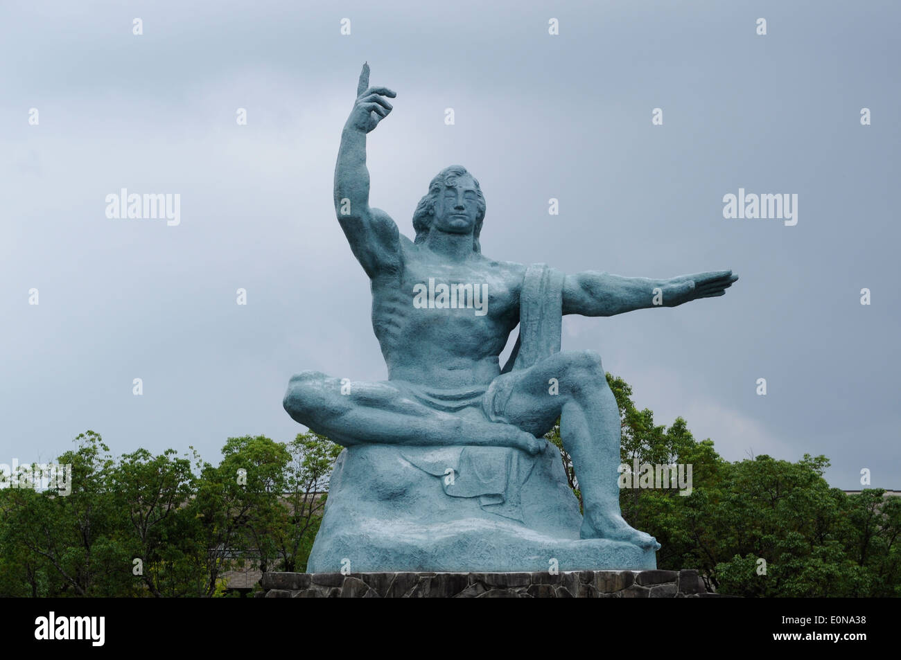 Peace Statue,Peace Park,Nagasaki city, Nagasaki,Japan Stock Photo - Alamy