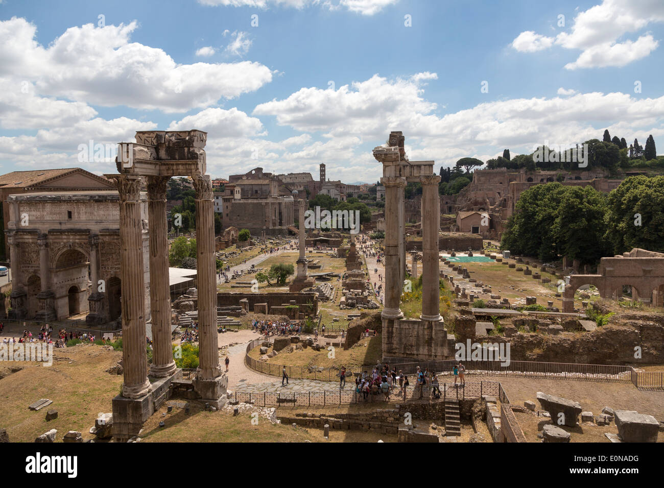 Ancient rome from capitoline hill hi-res stock photography and images ...