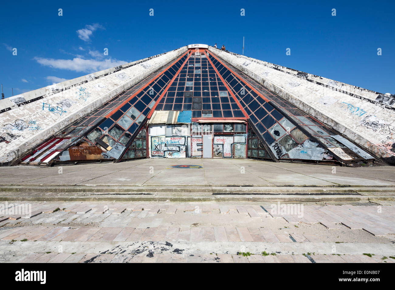 The Pyramid of Tirana, Albania Stock Photo - Alamy