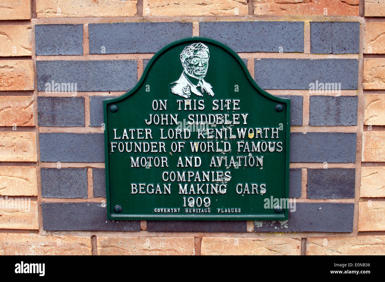 Plaque parkside coventry hi-res stock photography and images - Alamy