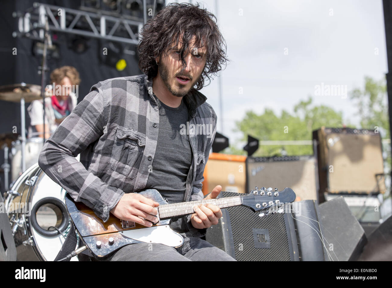 Columbus, Ohio, USA. 16th May, 2014. Guitarist and vocalist JORDAN COOK ...
