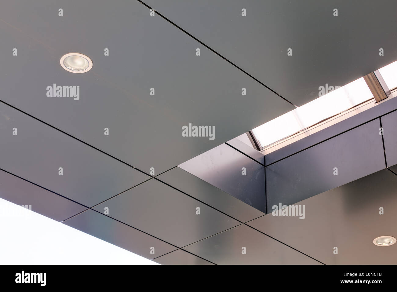 Details of aluminum facade and aluminum panels Stock Photo - Alamy