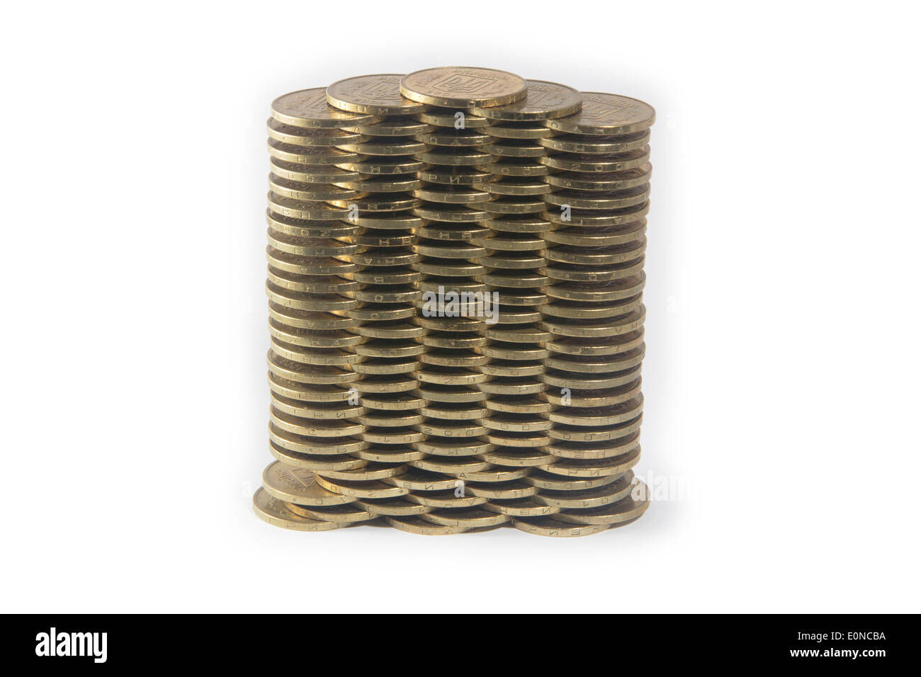 Coins by the levels Stock Photo - Alamy