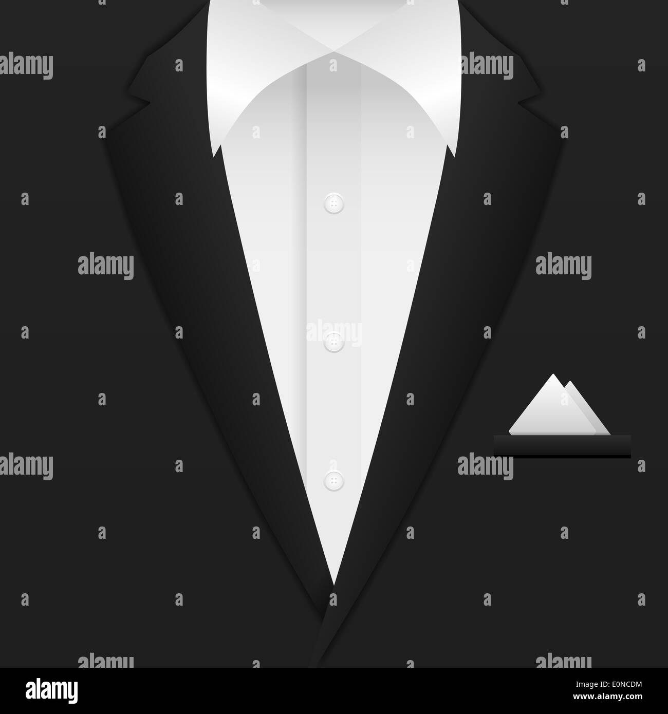 Man formal suit background. Vector illustration Stock Photo - Alamy