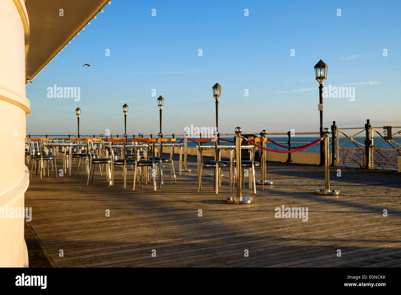 Worthing seafront seating hi-res stock photography and images - Alamy