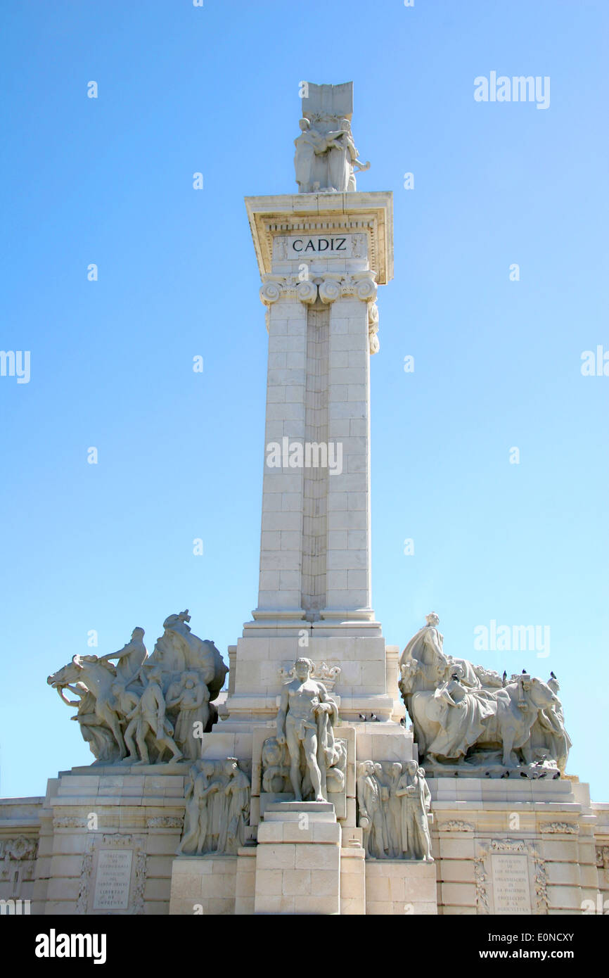 Monument to the Constitution of 1812, Cadiz, Andalusia, Spain Stock ...