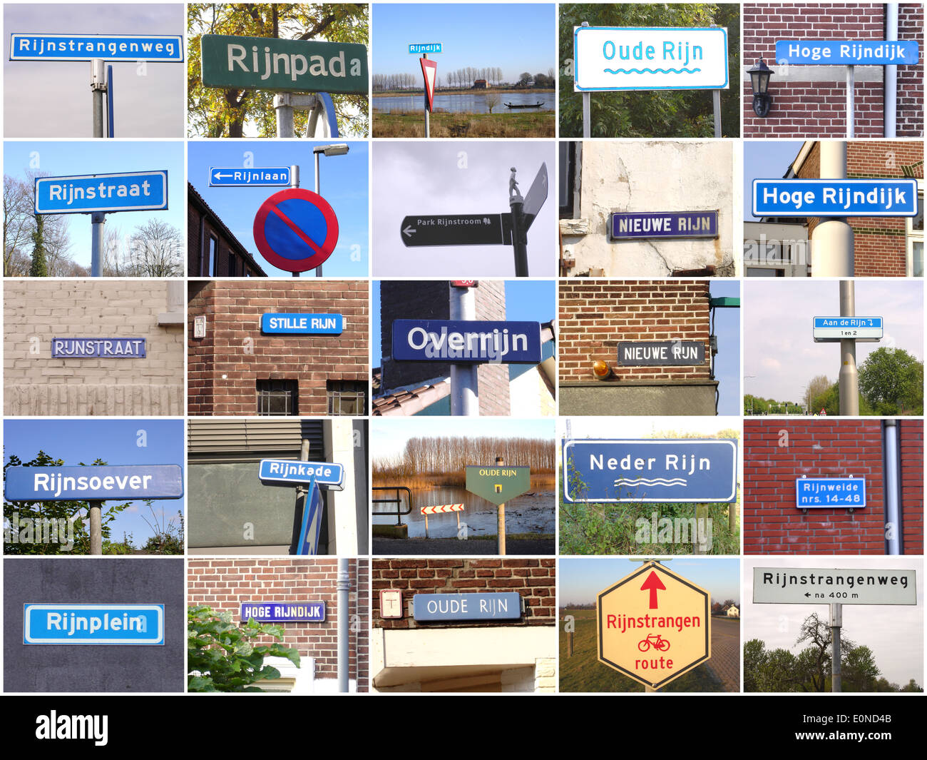 Collage of traffic signs hi-res stock photography and images - Alamy