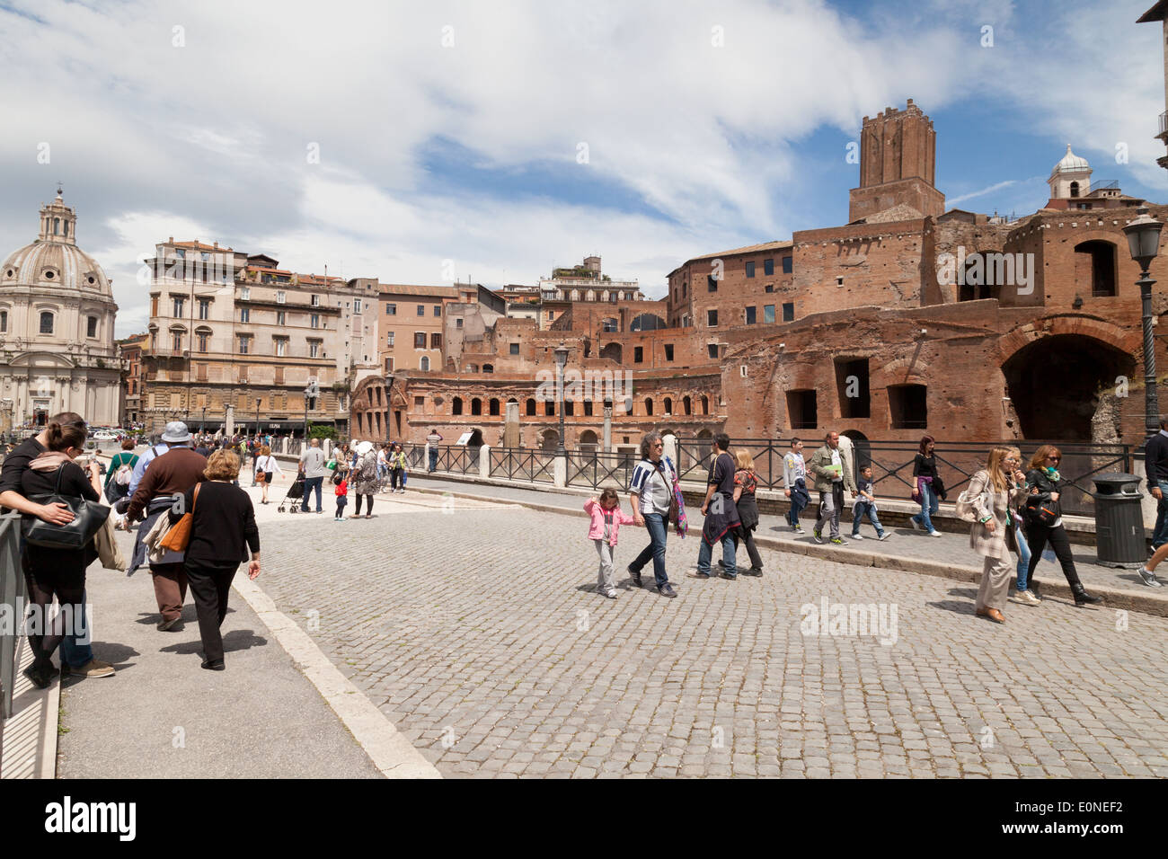 Street scene, Rome city center by the forum, Rome Italy Europe Stock ...