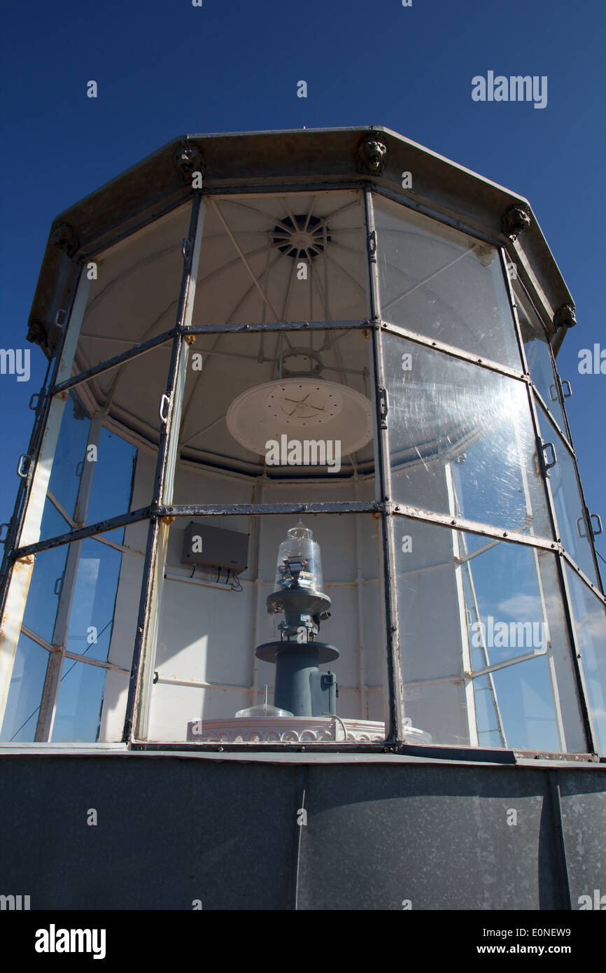 Top of the lighthouse Stock Photo - Alamy