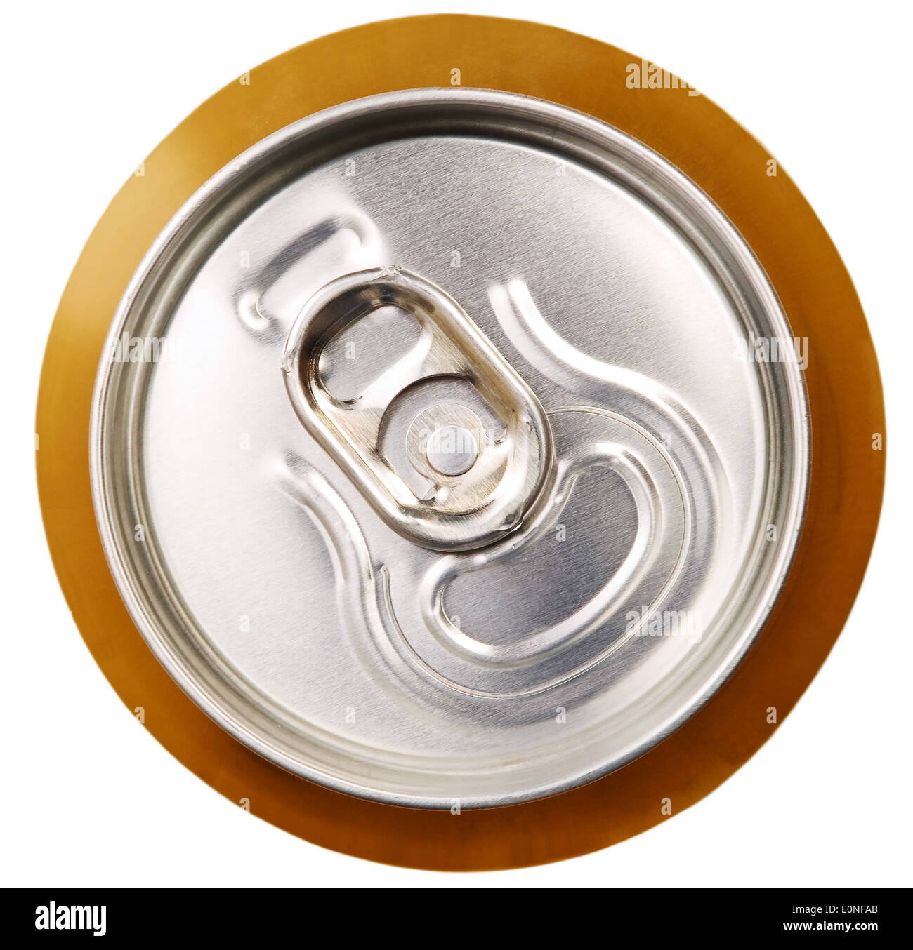 Metal beer can, unopened, alcohol and drink theme Stock Photo - Alamy
