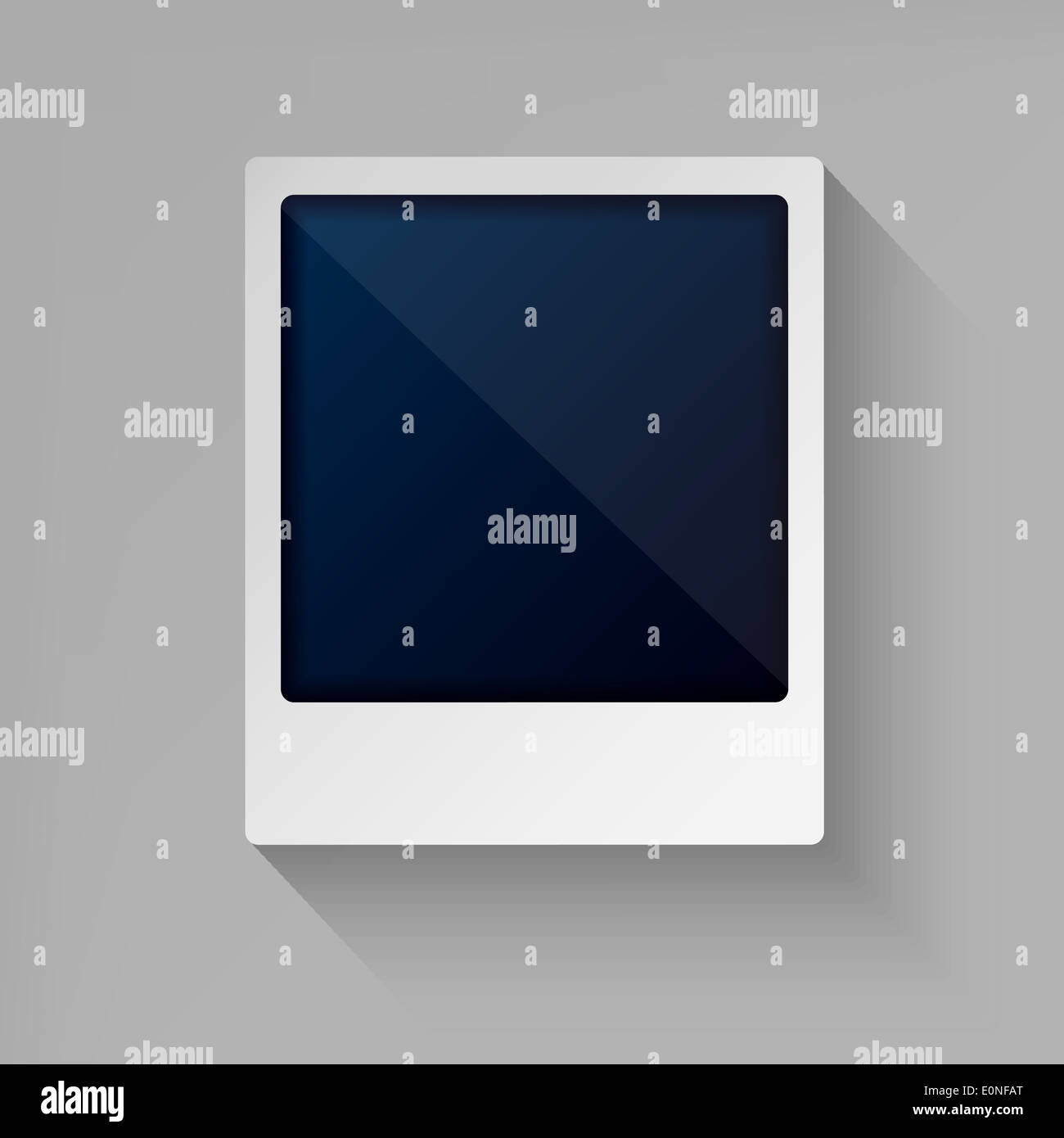 Photo frame in flat style Stock Photo - Alamy
