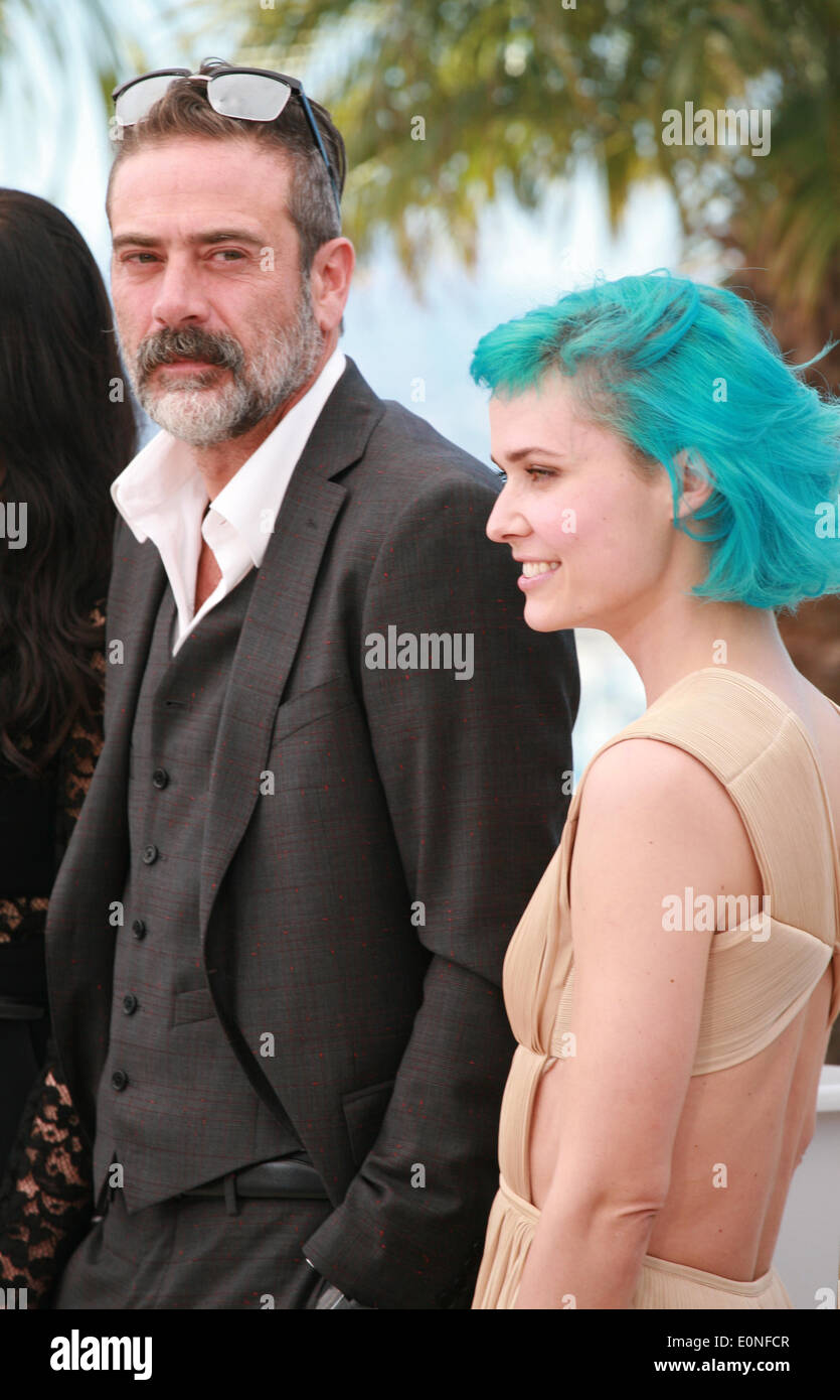Cannes, France. 17th May 2014. Jeffrey Dean Morgan, Nanna Øland ...