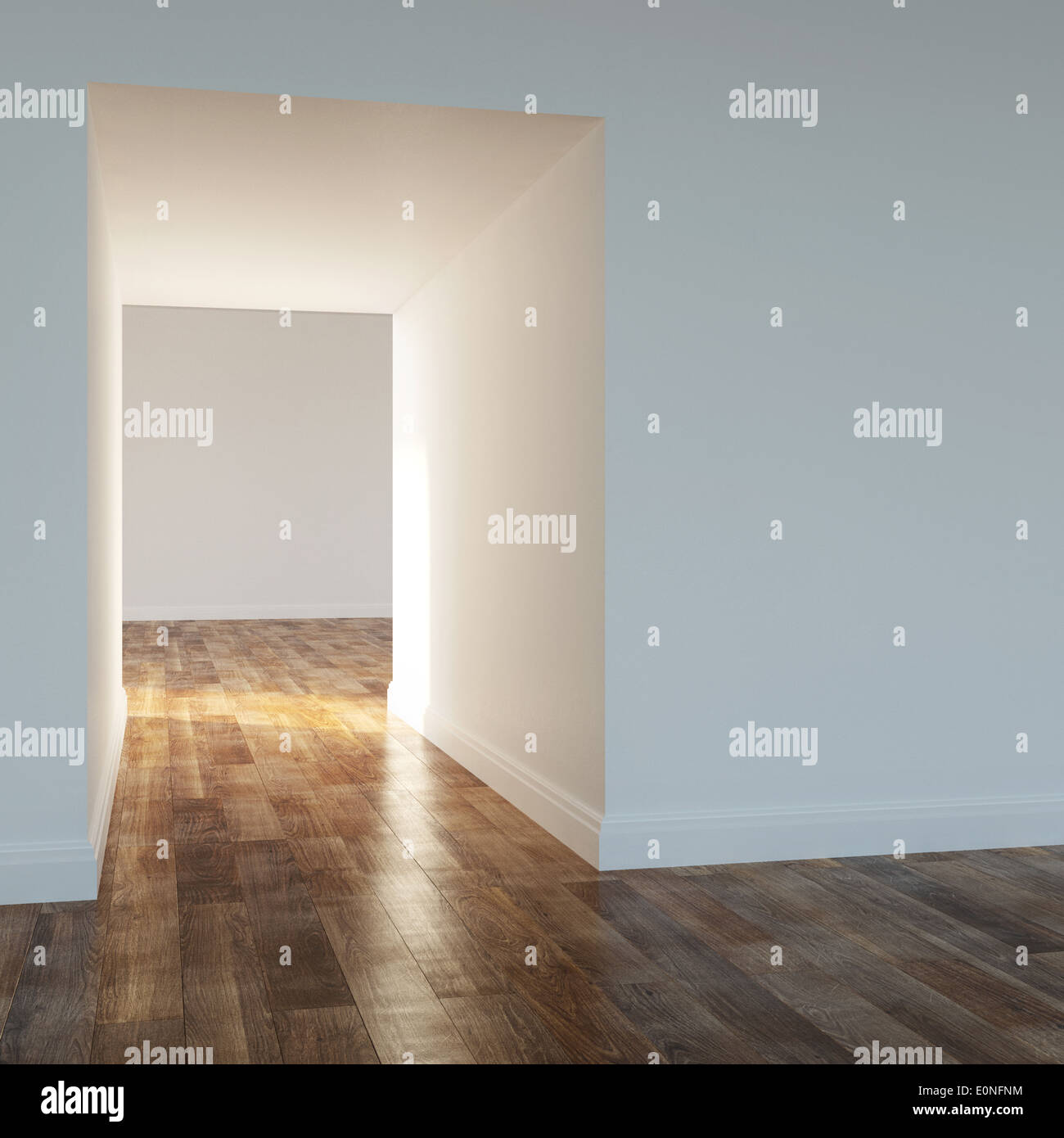Empty room in a modern house Stock Photo - Alamy