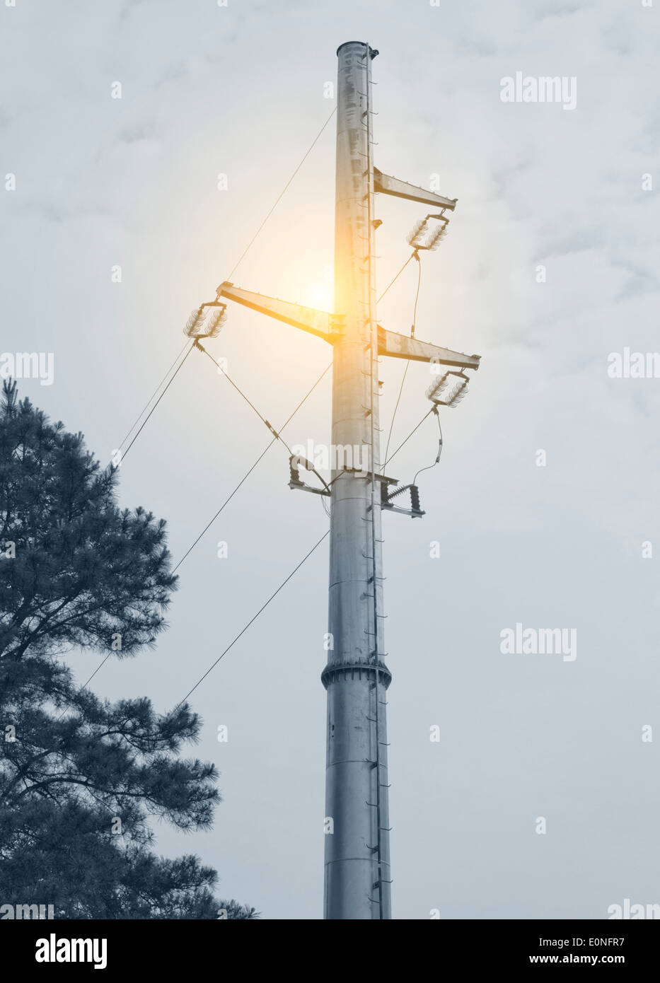 Electric power transmission tower steel hi-res stock photography and ...
