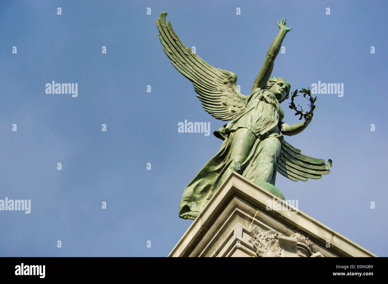 Close-up of George-Etienne Cartier statue in Montreal Stock Photo - Alamy