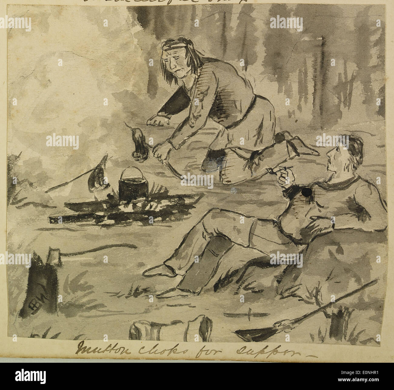 19th century food eating hi-res stock photography and images - Alamy