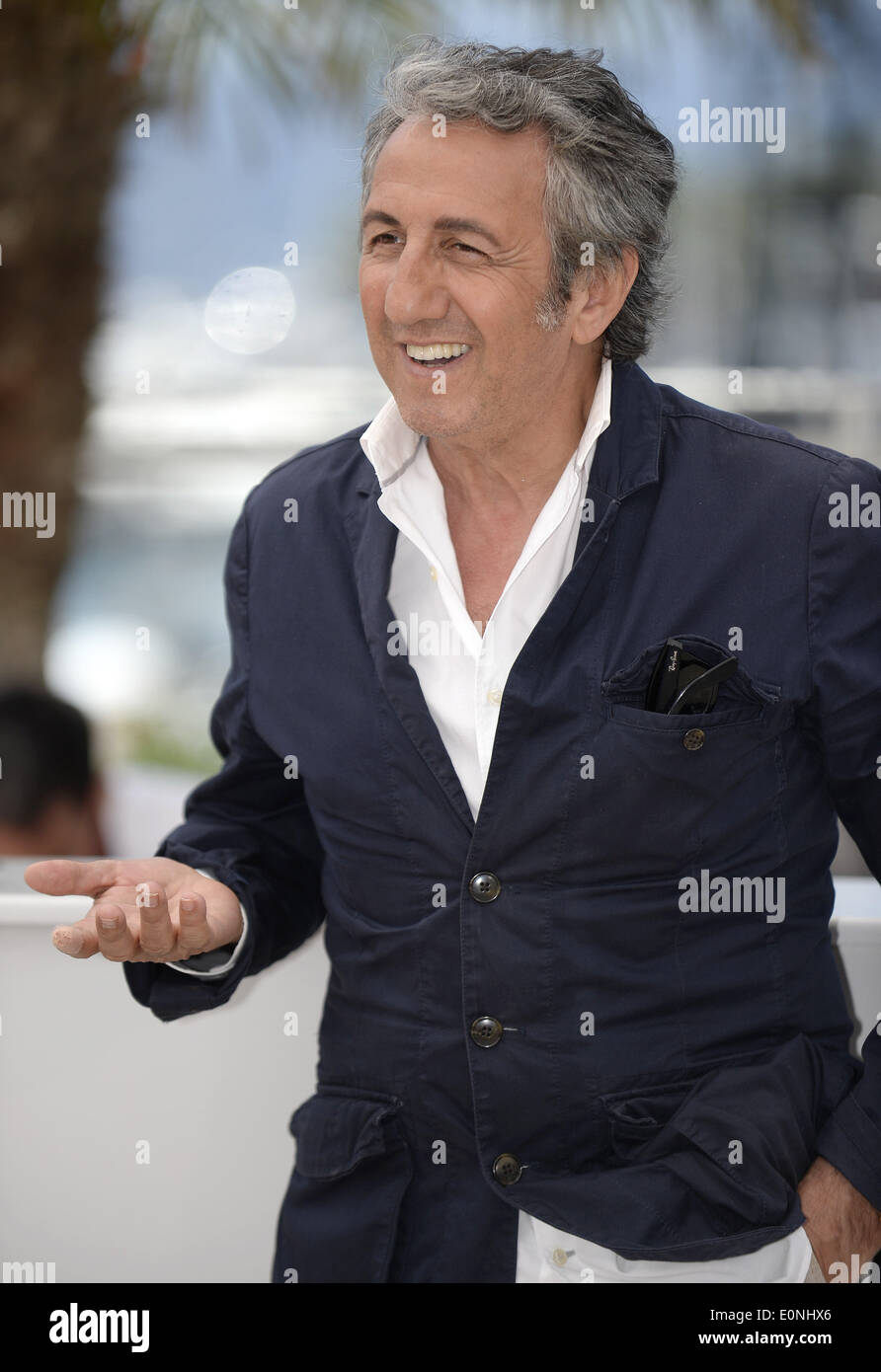 Cannes, France. 17th May, 2014. French actor Richard Anconina poses ...