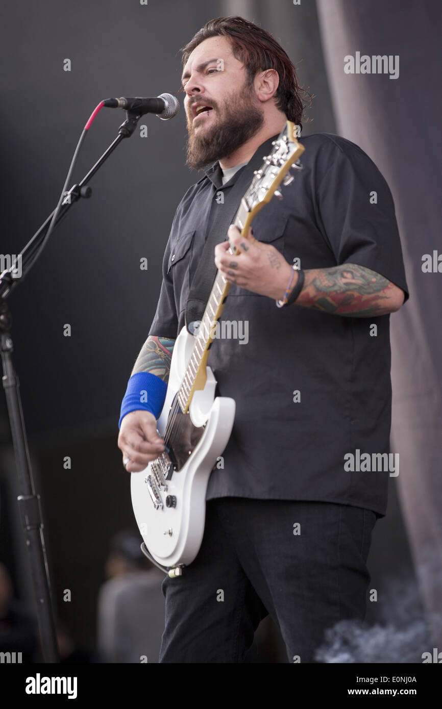 Columbus, Ohio, USA. 16th May, 2014. Vocalist and guitarist SHAUN ...