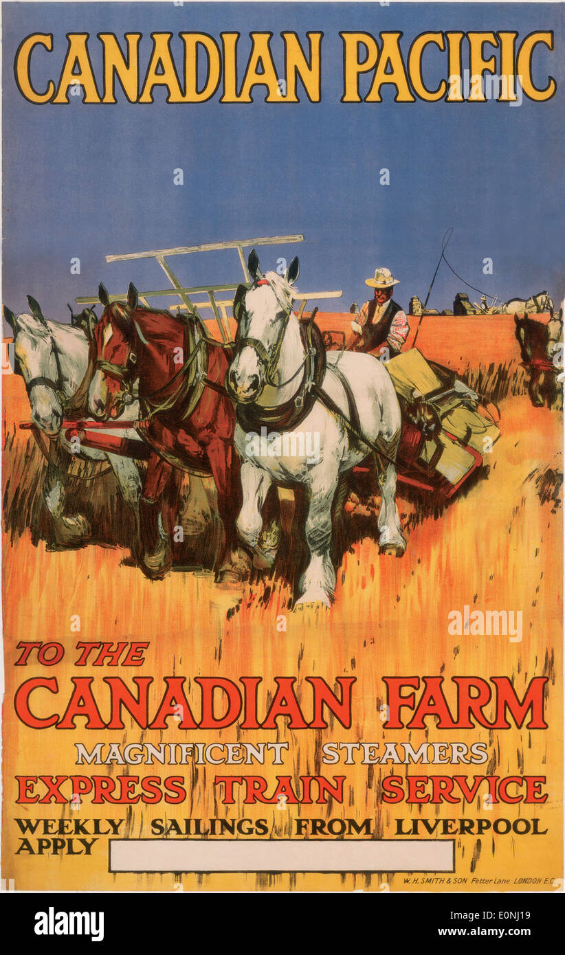 Canadian farm 1900s hi-res stock photography and images - Alamy