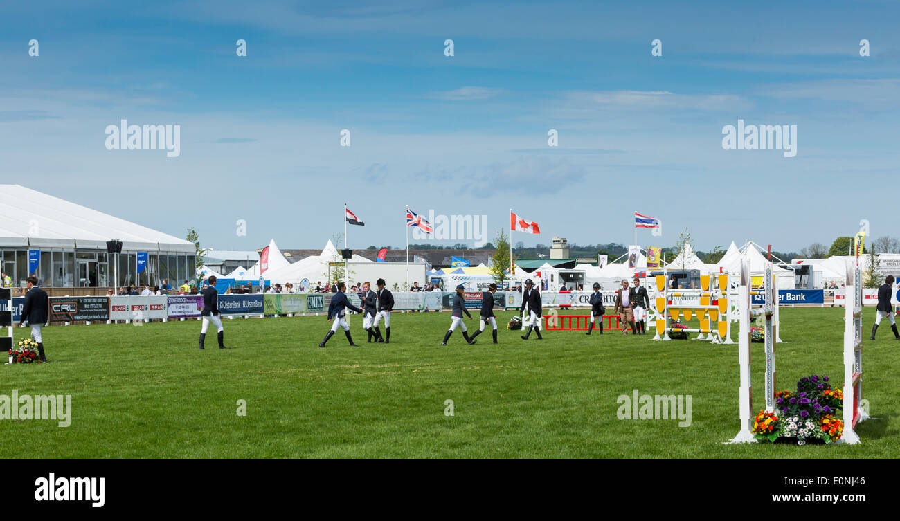 Show Jumping at The 2014 Balmoral Show, The Maze Lisburn, Northern ...