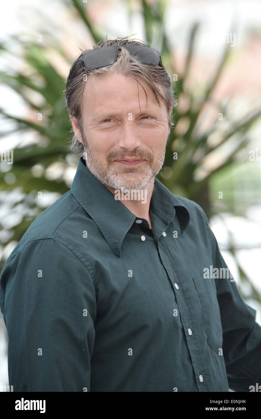 Cannes, France. 17th May 2014. Mads Mikkelsen/Photocall THE SALVATION ...