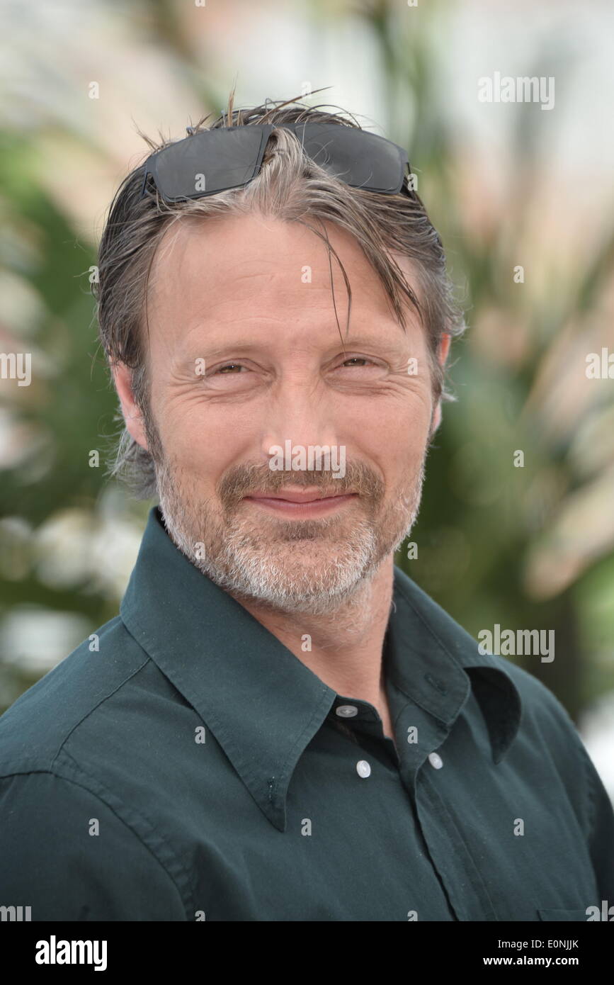 Cannes, France. 17th May 2014. Mads Mikkelsen/Photocall THE SALVATION ...