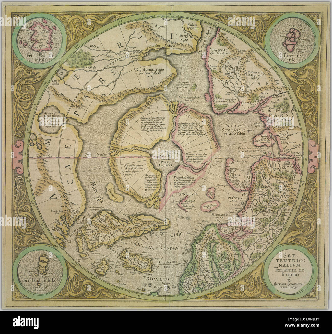 Gerardus mercator map hi-res stock photography and images - Alamy
