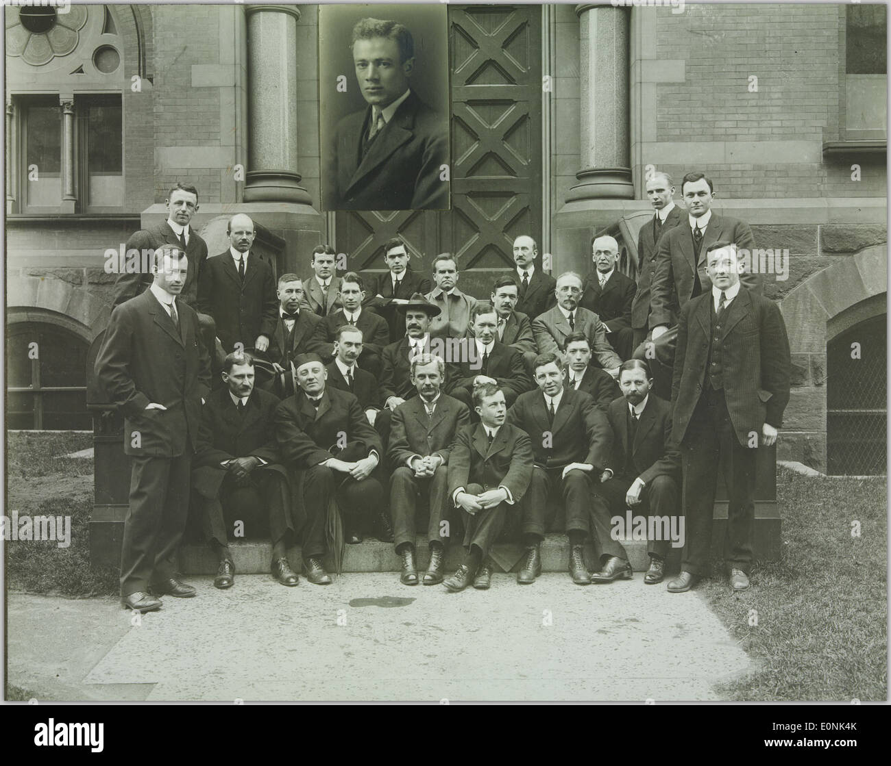 A portrait of the Yale University Geology Class of 1912, capturing the ...