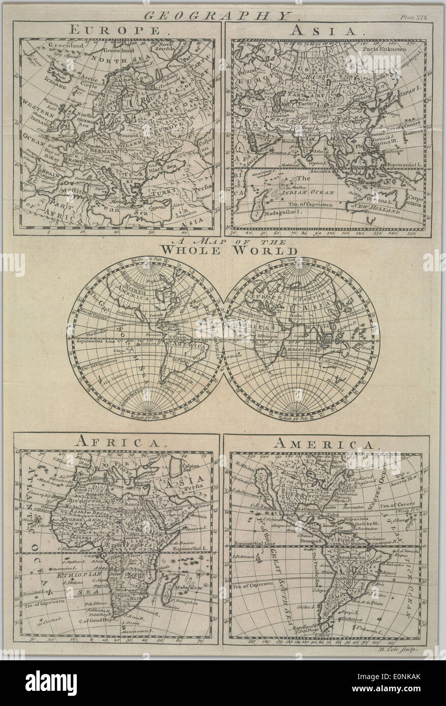 Whole world map hi-res stock photography and images - Alamy