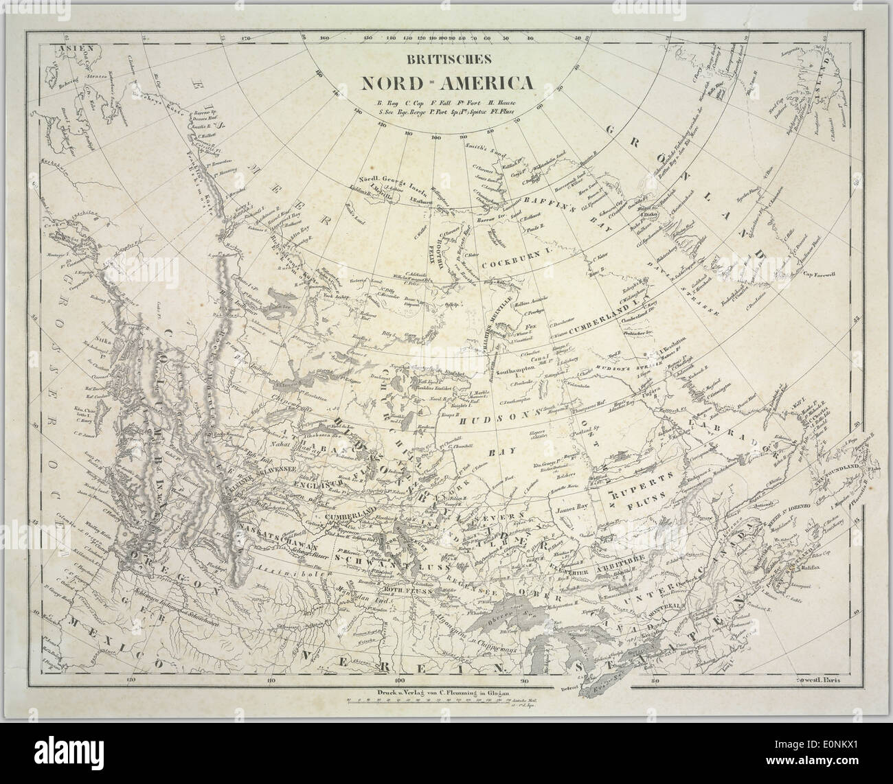 A historical depiction of British North America, including the regions ...