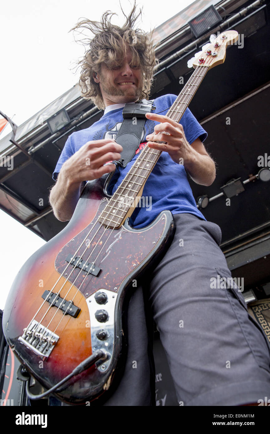 Columbus, Ohio, USA. 16th May, 2014. Bassist OZO (aka OSKAR CEDERMALM ...