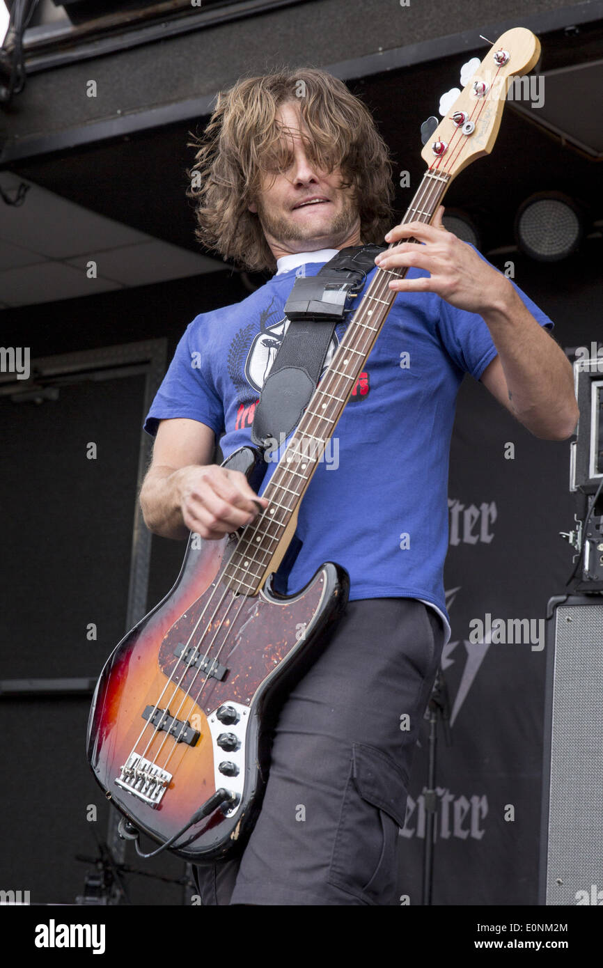 Columbus, Ohio, USA. 16th May, 2014. Bassist OZO (aka OSKAR CEDERMALM ...