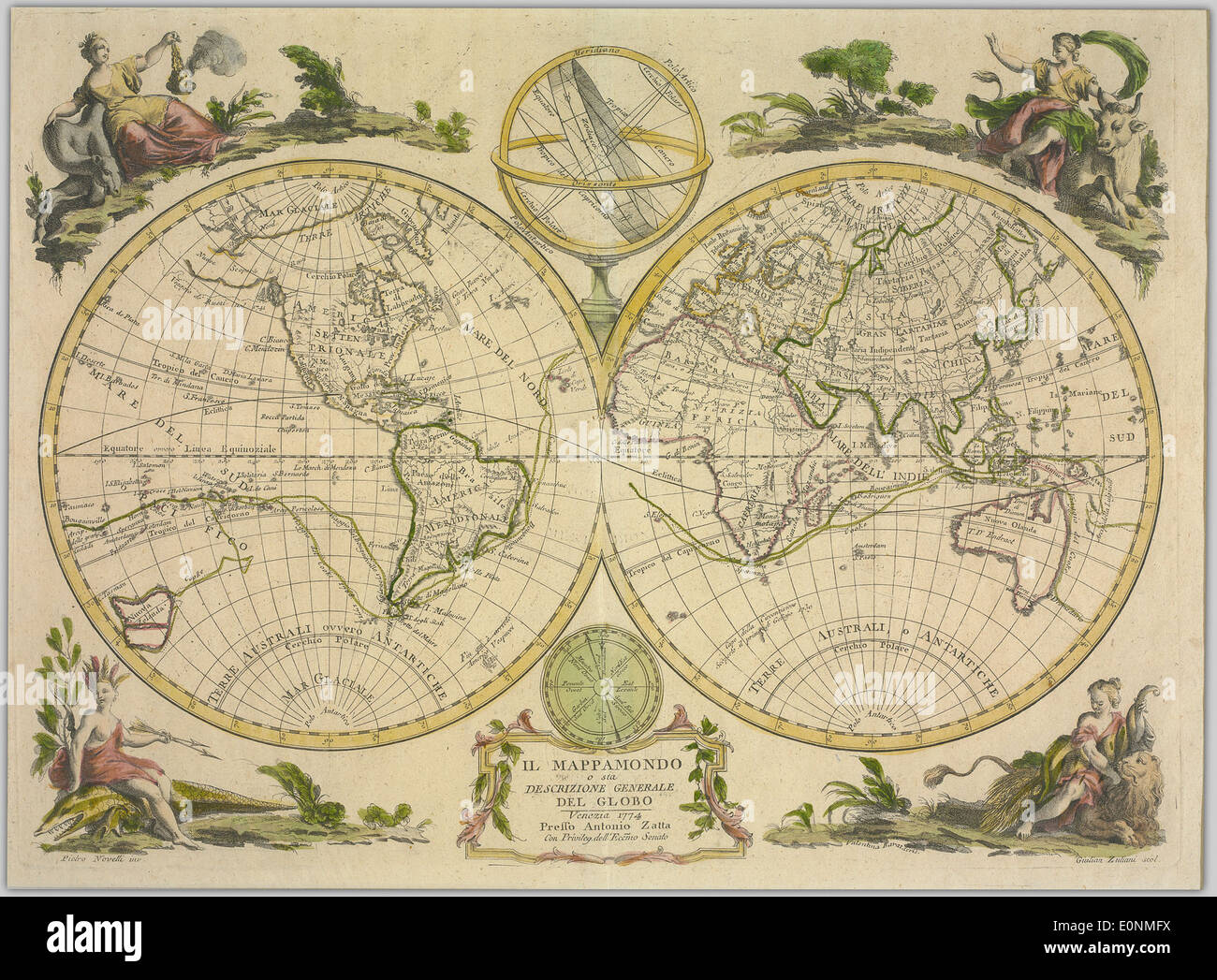 20th century world map hi-res stock photography and images - Alamy