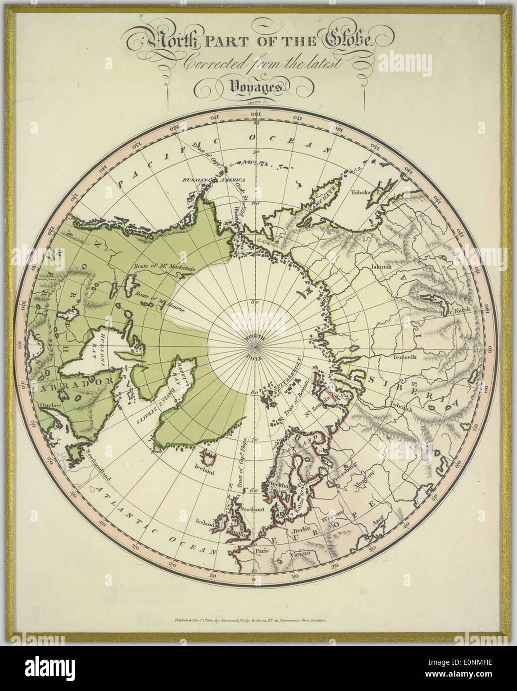 This map shows the northern hemisphere, with updated information based ...
