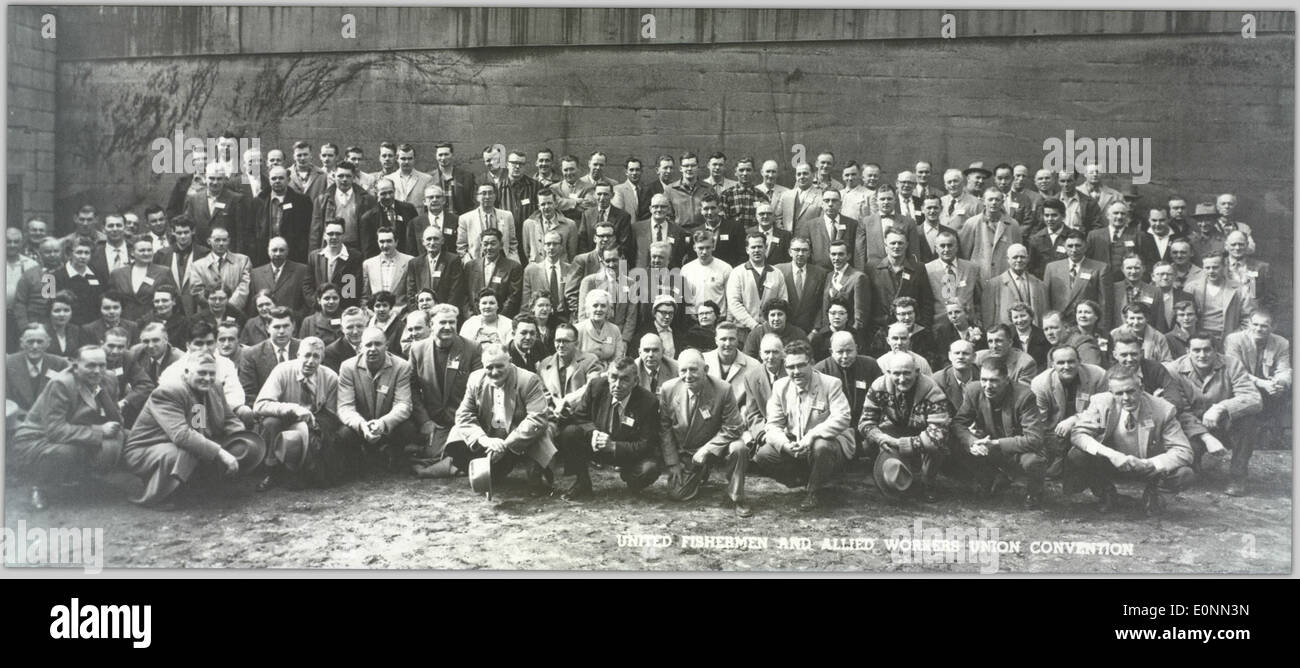 This image shows the attendees of the United Fishermen and Allied ...