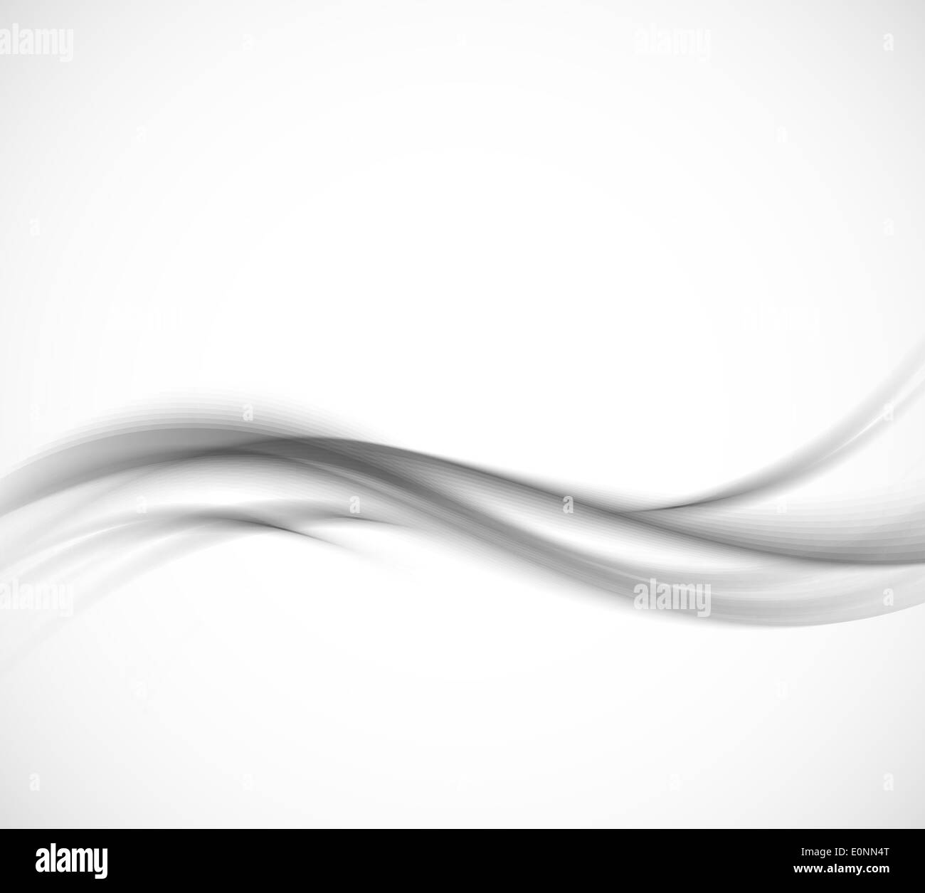 Grey silver wavy shape background Black and White Stock Photos & Images ...